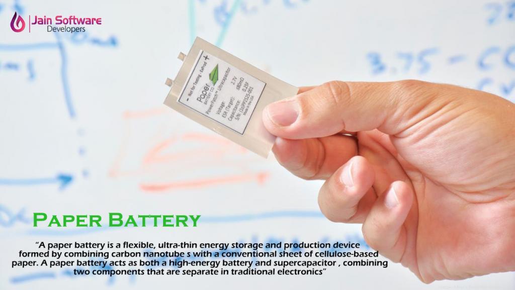 Paper Battery - Software on Perfection | Jain Software | Software on ...